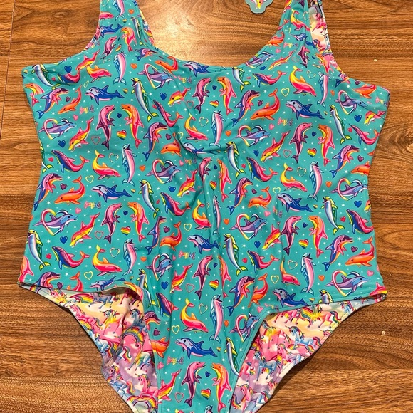 Posh Peanut | Swim | Lisa Frank Posh Peanut Reversible Swimsuit | Poshmark